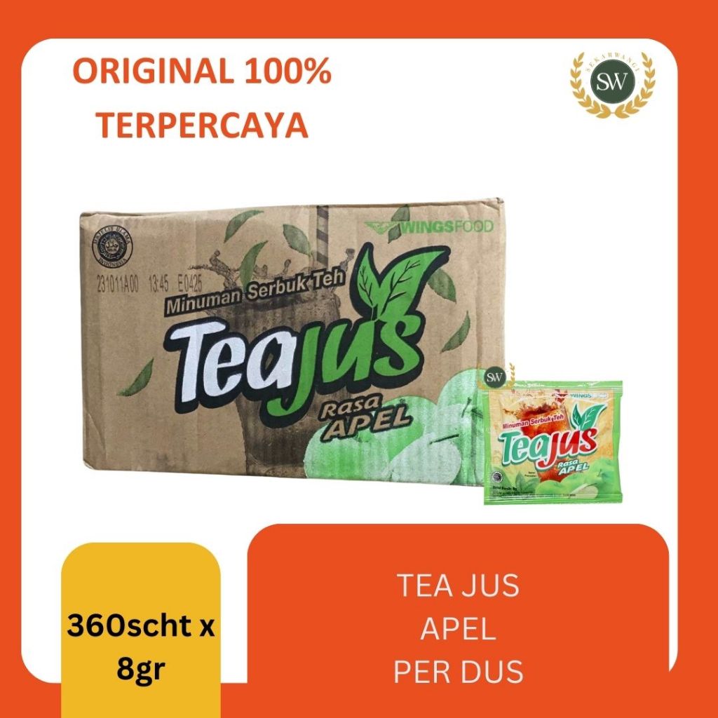 Jual TEAJUS - Per DUS - Isi 360 sachets x 8gr - TERSEDIA SEMUA VARIAN ...