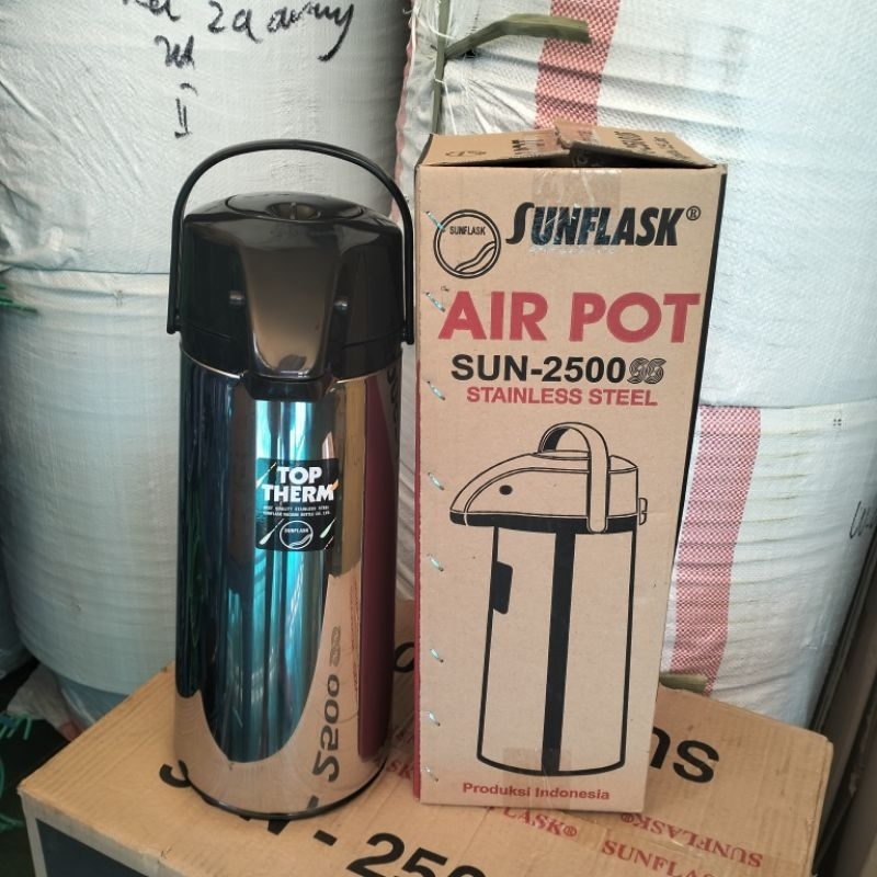 Jual PUSAT TERMOS - TERMOS PENCET UKURAN 2,5 LITER STAINLES STELL ...