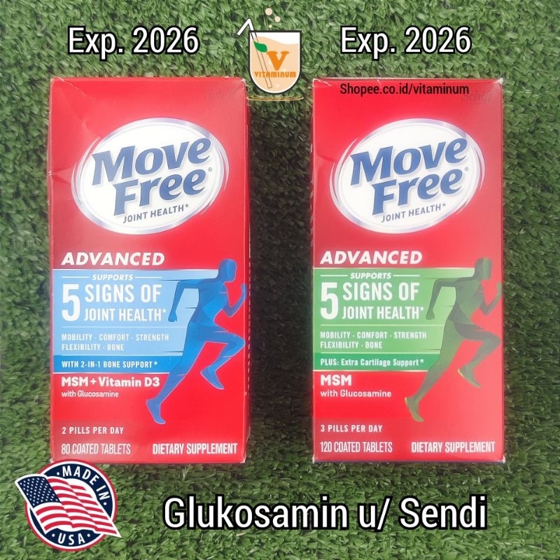 Jual Schiff Move Free Joint Health Repair 80 / 120 Tablet. Glucosamine ...