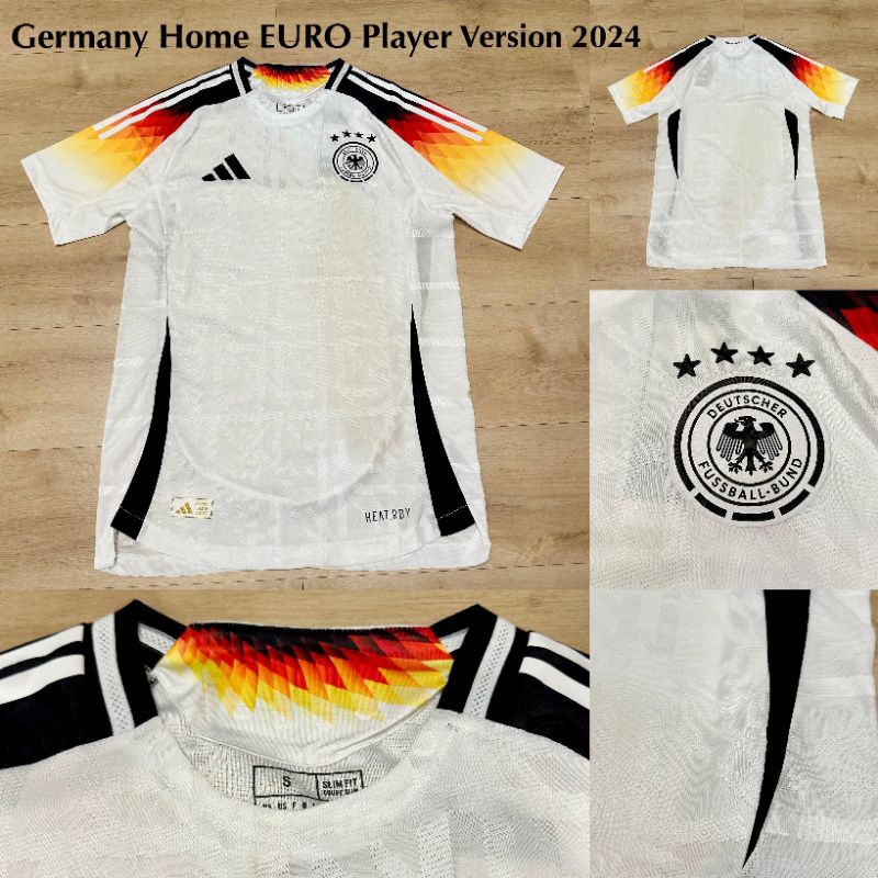 Jual [ PLAYER ISSUE HEAT RDY ] JERSEY JERMAN HOME UERO CUP 2024 | Shopee Indonesia