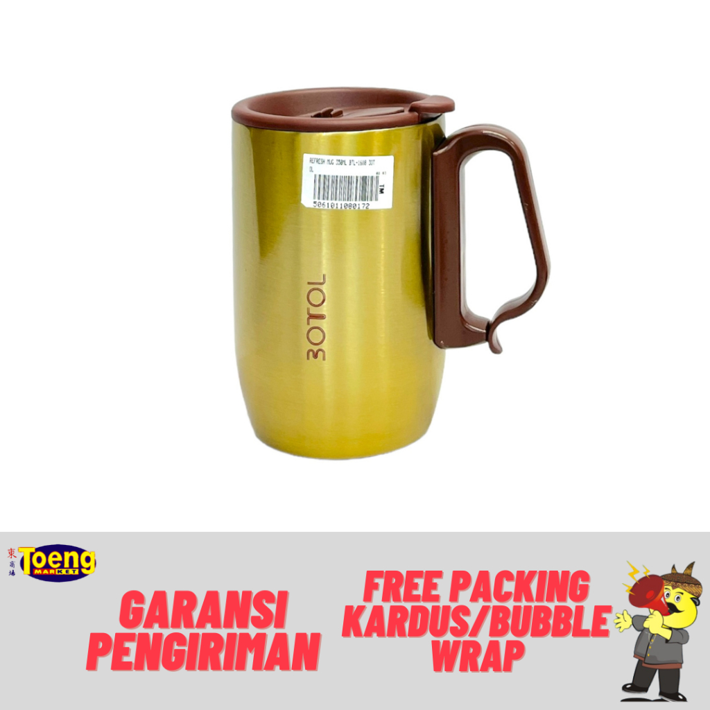 Jual REFRESH MUG 350ML BTL-1688 3OTOL / TERMOS AIR PANAS DAN DINGIN ...