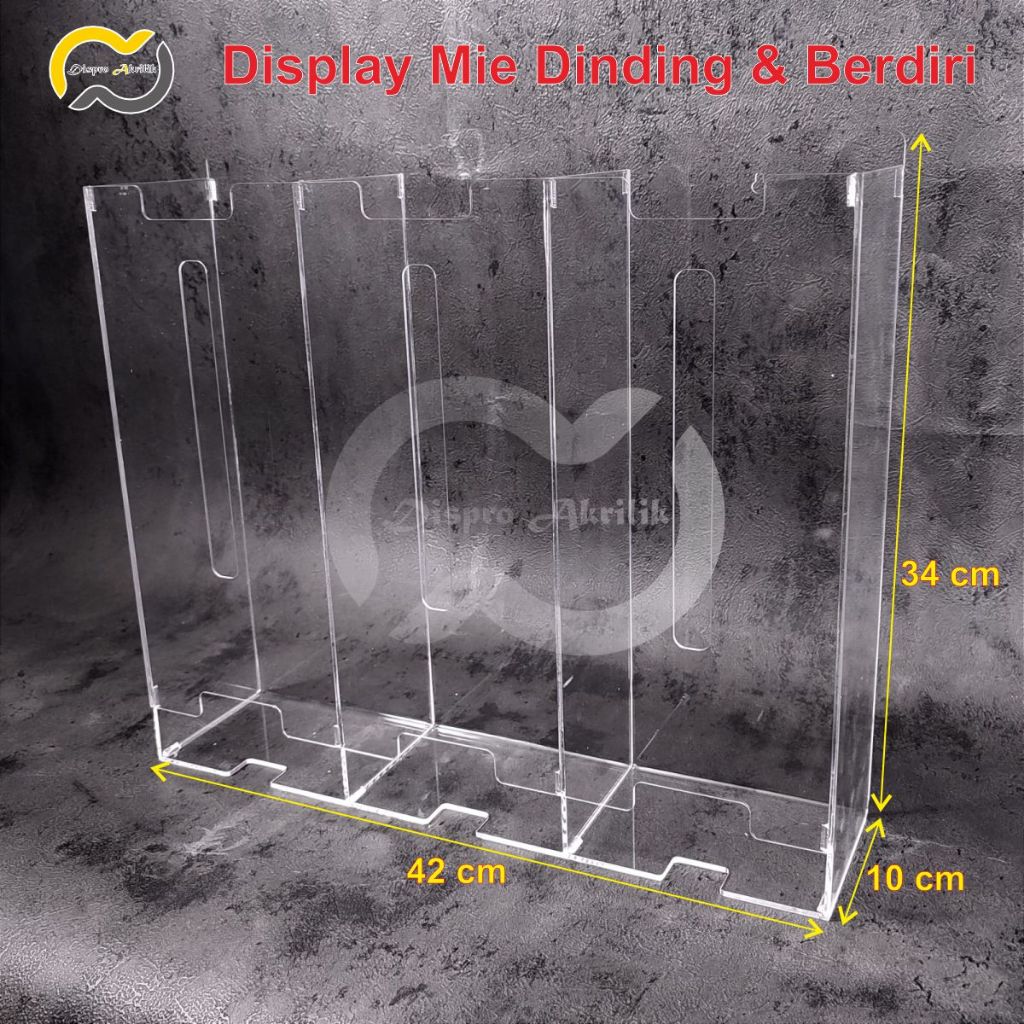 Jual Rak Display Mie 3 slot untuk 30 pcs Indomie (Multifungsi bisa ...