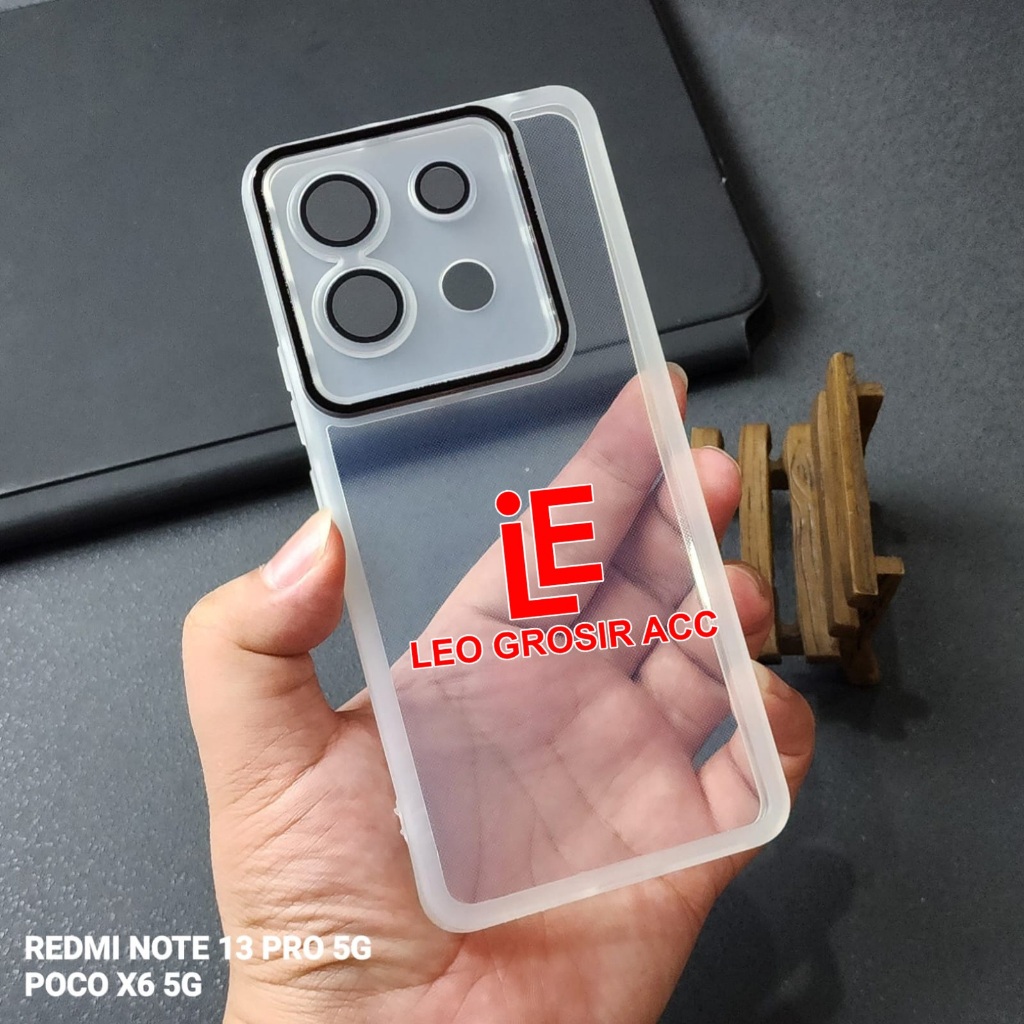 Jual REDMI NOTE 13 PRO 5G CASE DUAL TONE SOFT CLEAR LENS CAMERA REDMI ...