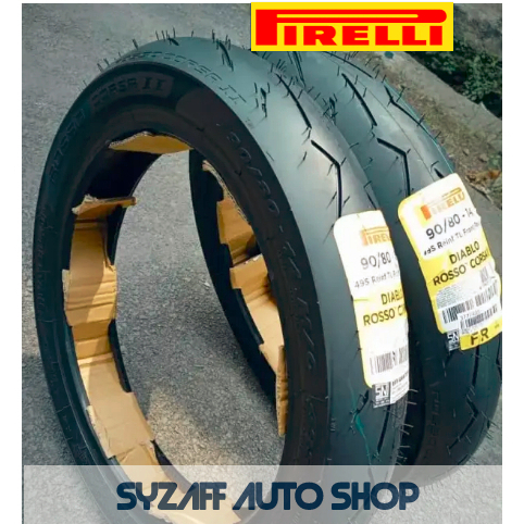 Jual Ban 90/80 14 Pirelli Diablo Rosso corsa II 90/80 R14 untuk Motor matic Vario, Scoopy, Spacy ...