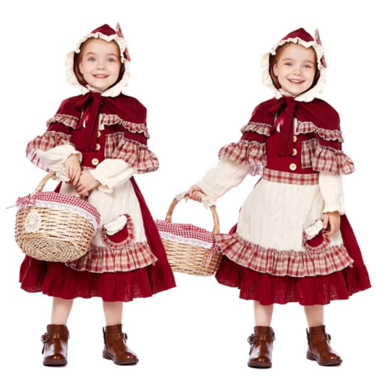 Jual [ GIRL82222 ] kostum eropa denmark tudung anak | hooded european ...