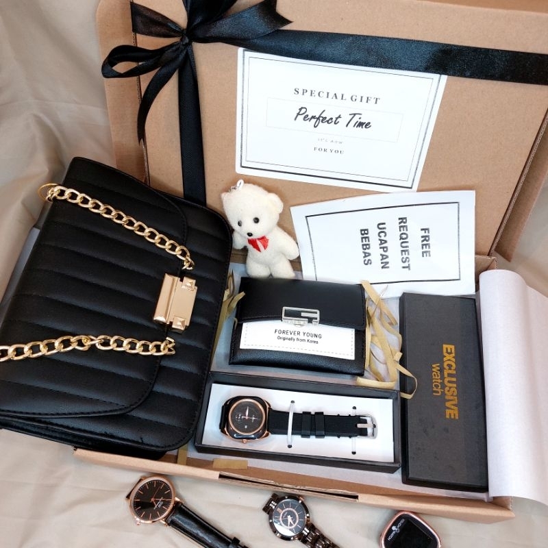 Jual Hampers Gift Box Cewek / Wanita Exclusive Untuk Kado / Hadiah Isi ...