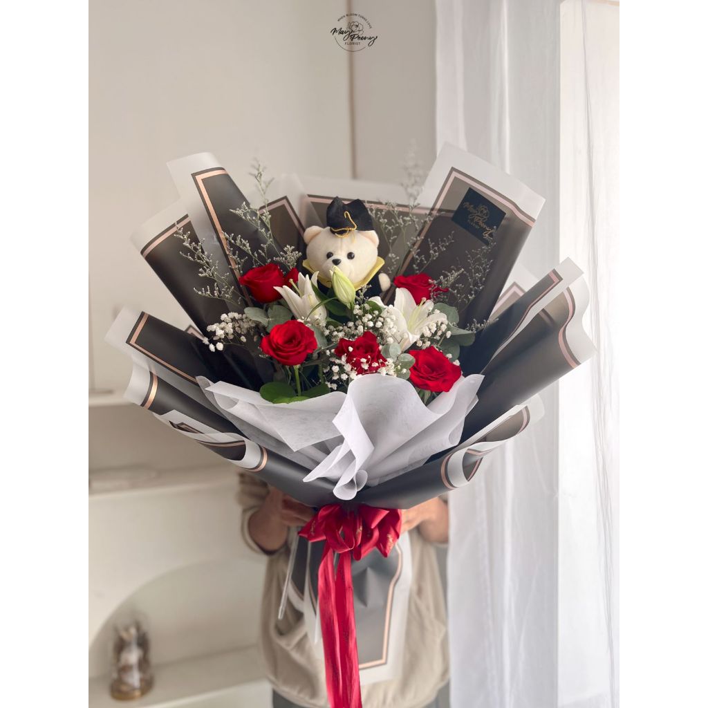 Jual FRESH FLOWER BOUQUET GRADUATION - BUKET BUNGA WISUDA BUKET WISUDA ...