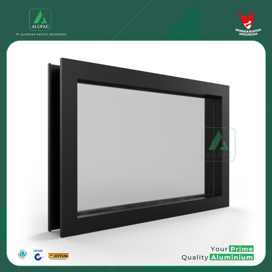 Jual ALUPAC Shopfront Jendela Aluminium Kaca Mati (Fixed Window ...