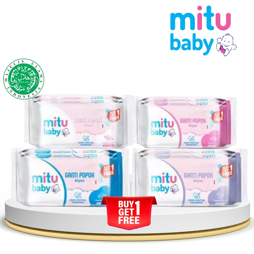 Jual TISU BASAH MITU BABY WIPES GANTI POPOK 50'S Tissue popok tisu ...