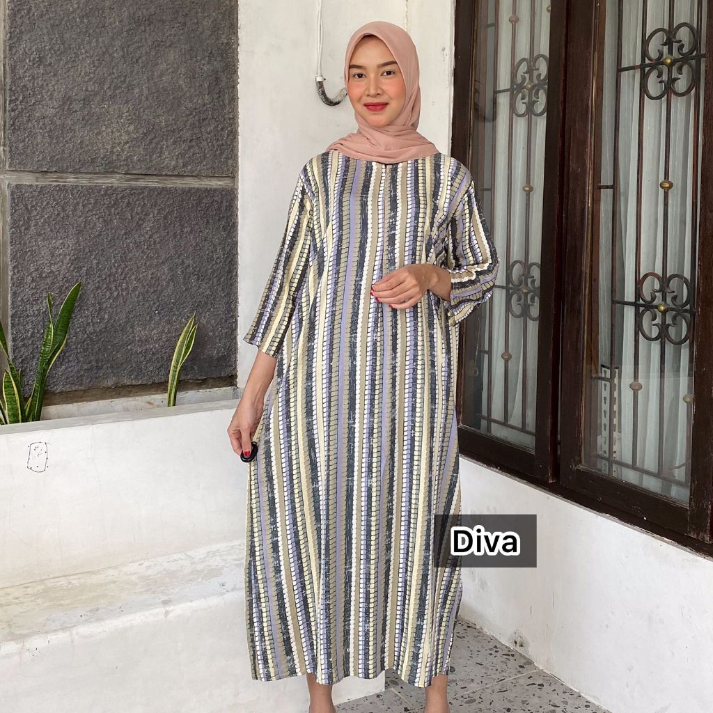 Jual DASTER SLAVINA LD 120CM JUMBO - DRESS RAYON VISCOSE - HOME WEAR ...