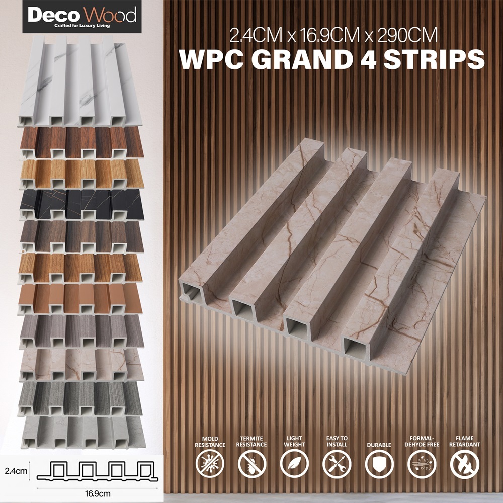 Jual Wall Panel WPC Wallpanel PVC Woodpanel Panel Aksesoris Dinding ...