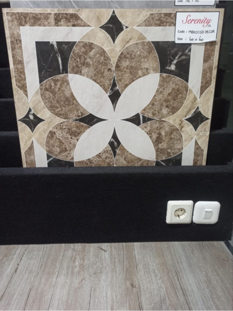 Jual Granit Serenity Marocco Decor Glossy 60x60 | Shopee Indonesia