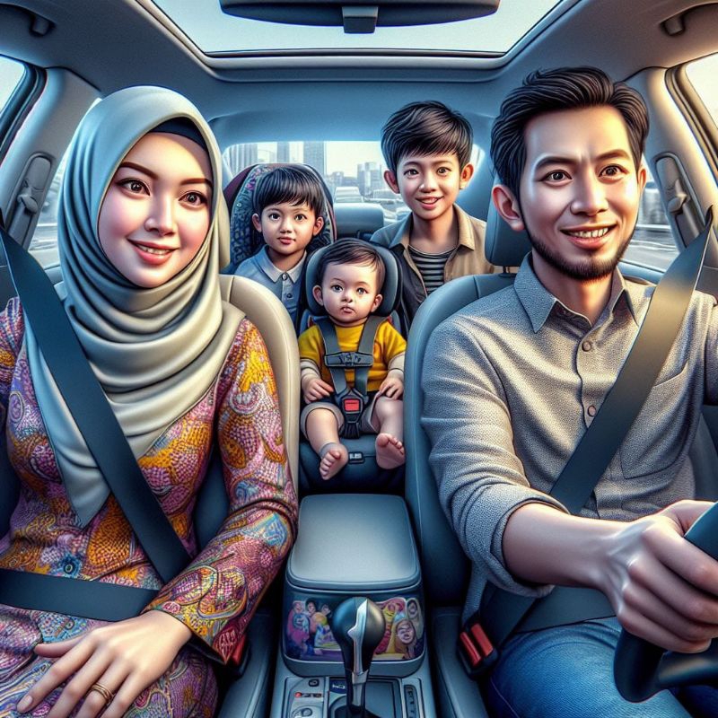 Jual Edit foto karikatur naik mobil bersama keluarga,teman dll /wajah ...