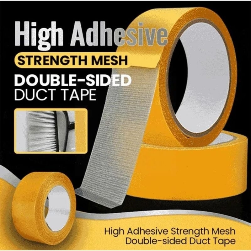 Jual Star+ Lem Double Doble Tape Solatip / Selotip Kain Jaring 3M/5M ...