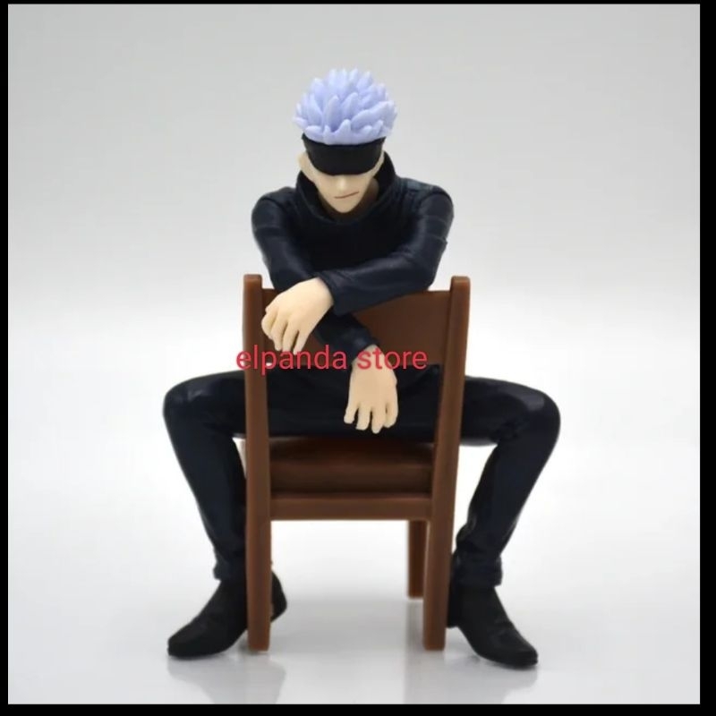 Jual Anime Jujutsu Kaisen Gojo Satoru Break Time With Chair Figure ...
