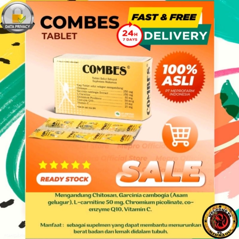 Jual COMBES 1 Box 30 Tablet - Suplemen Pendamping Diet Membantu ...