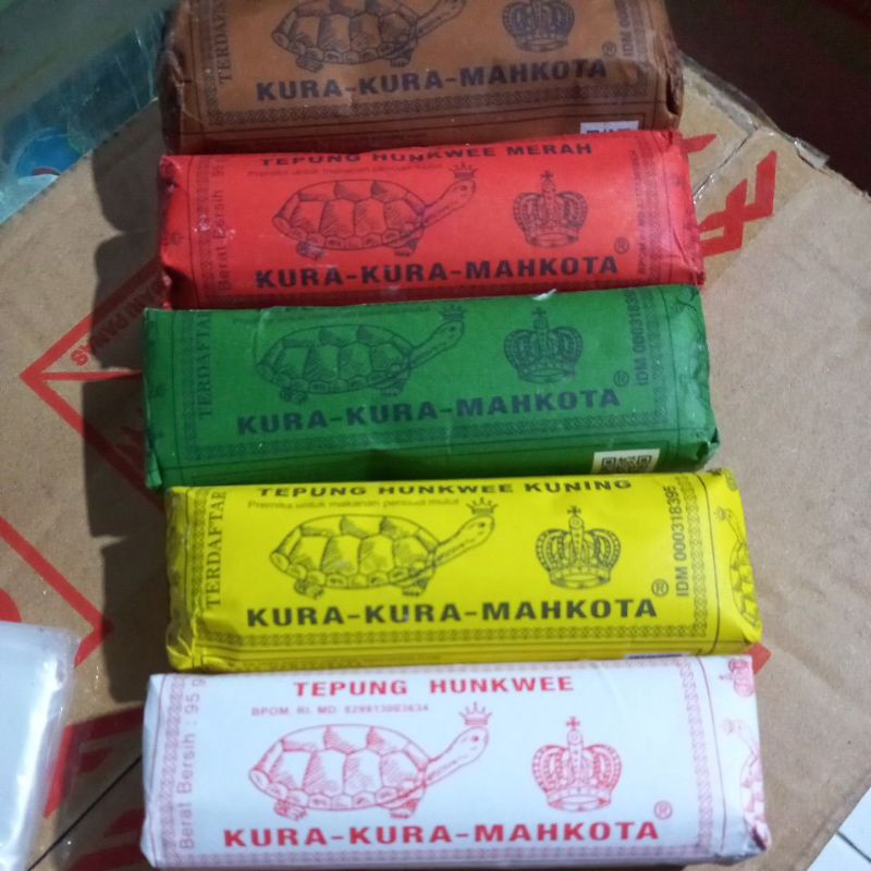 Jual TEPUNG HUNKWEE cap kura kura mahkota 95 gr | Shopee Indonesia
