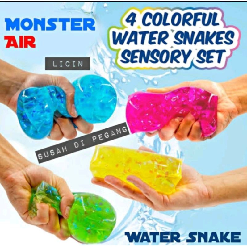 Jual MONSTER JELLY / WATER SNAKE TOYS MAINAN ANAK JELLY MONSTER AIR ...