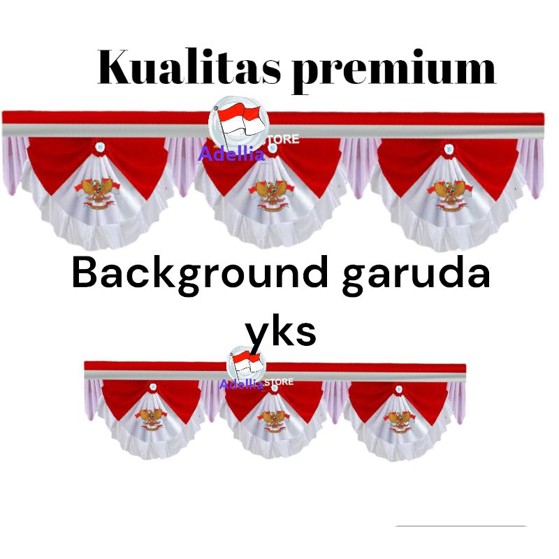 Jual bendera merah putih Garuda background yks Garuda | Shopee Indonesia