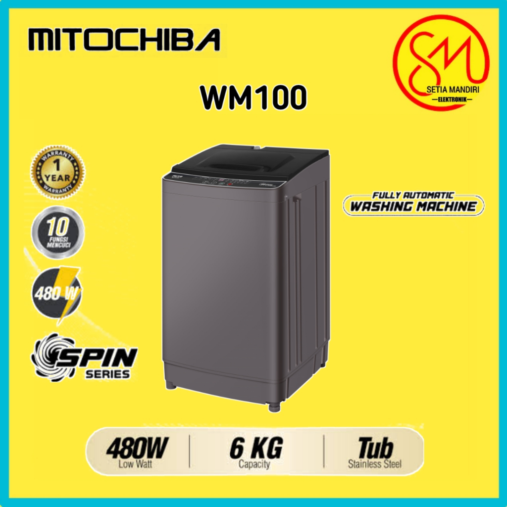 Jual Mito Mesin Cuci WM100 WM 100 WM-100 Full Automatic Washing Machine ...