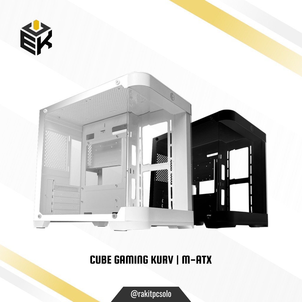 Jual Casing CUBE GAMING KURV - mATX Gaming Case | Shopee Indonesia