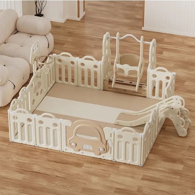 Jual Kids multiplay fence / perosotan set pagar ayunan anak / luncuran ...