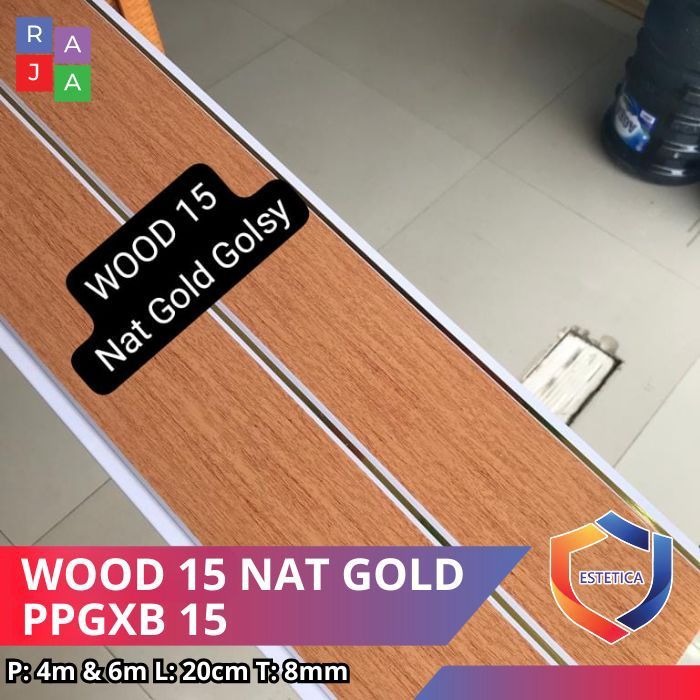 Jual Plafon PVC Import Putih Polos Putih Nat dan motif kayu Harga Per ...