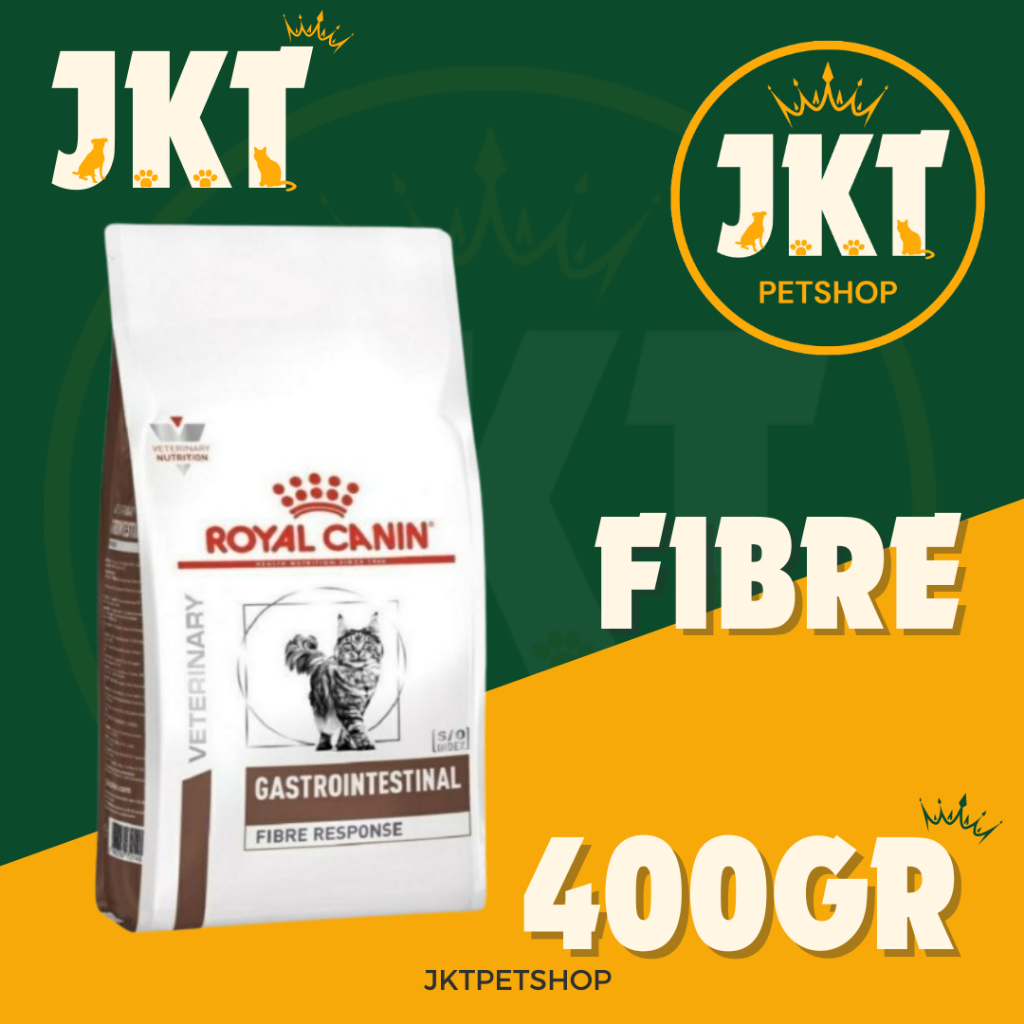 Jual royal canin gastro intestinal fibre response cat 400g | Shopee ...