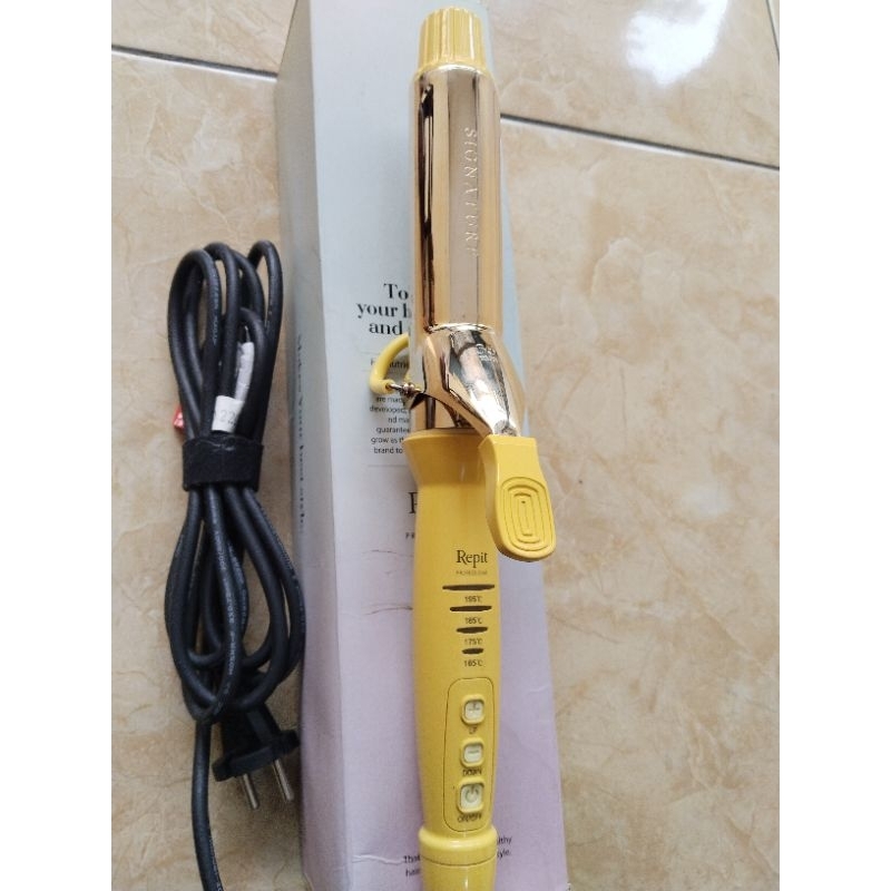 Jual Repit Curling Iron Signature 36mm Yellow | Shopee Indonesia