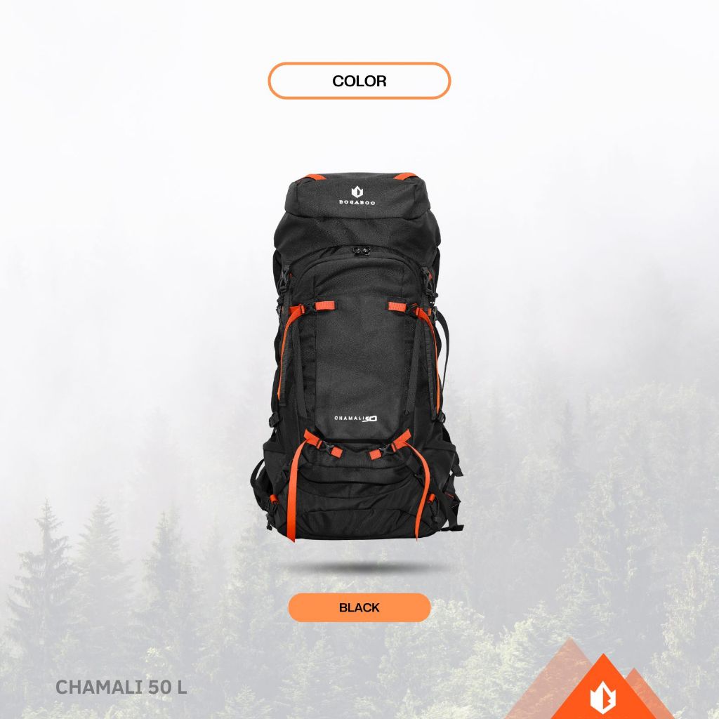 Jual BOGABOO CHAMALI 50 Liter - Tas Gunung carrier Ultralight 50 L - Tas Keril BOGABOO Seri ...