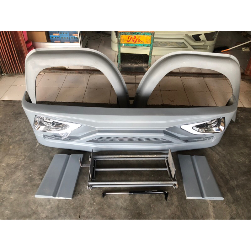 Jual BEMPER JETBUS TRUK FULLSET / hidrolik & spakbor bahan plat besi ...