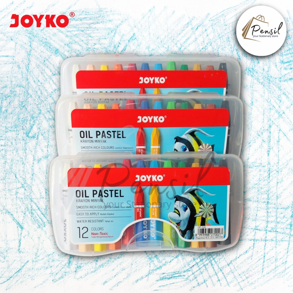 Jual Krayon JOYKO 12 warna | Oil paster JOYKO | Shopee Indonesia