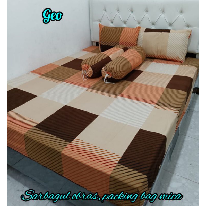 Jual SPREI HOMEMADE SPREI KARET SUDUT MOTIF ABSTRAK STAR GOLD HITAM ...