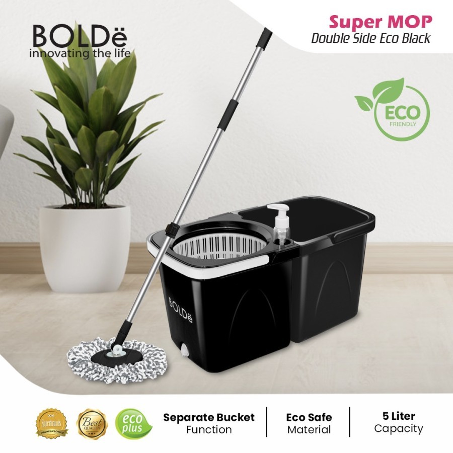 Jual BOLDe Alat Pel Lantai Super MOP Verona Stainless 6 Liter dengan ...