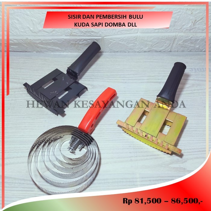 Jual Sisir dan Pembersih Bulu Sapi Kuda Domba Kambing Horse Hair Comb ...