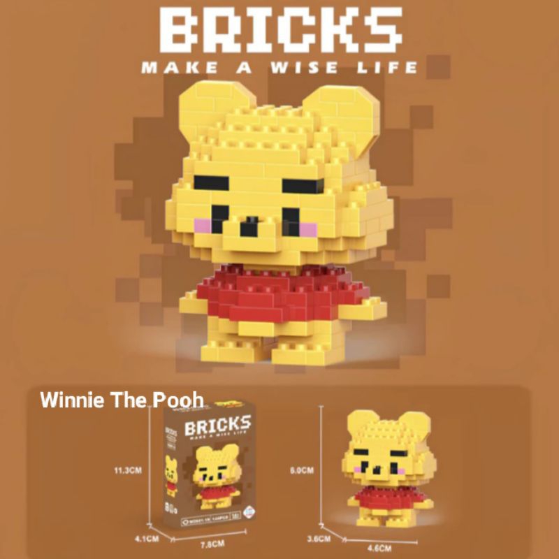 Jual Bricks Karakter Mainan Menyusun Nano Blok Permainan Anak Edukatif ...