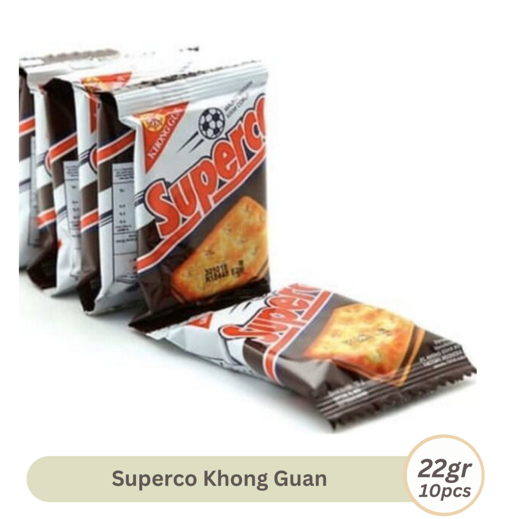 Jual Khong Guan Superco 18gr x 10pcs/pack Malkist Dengan Krim Rasa ...