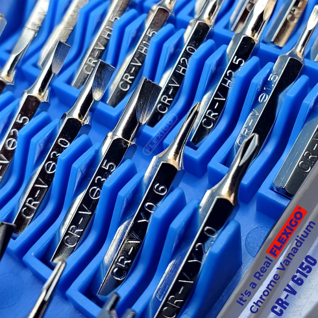 Jual Obeng Presisi set Screwdriver 33 pcs Chrome Vanadium spec 6150 ...