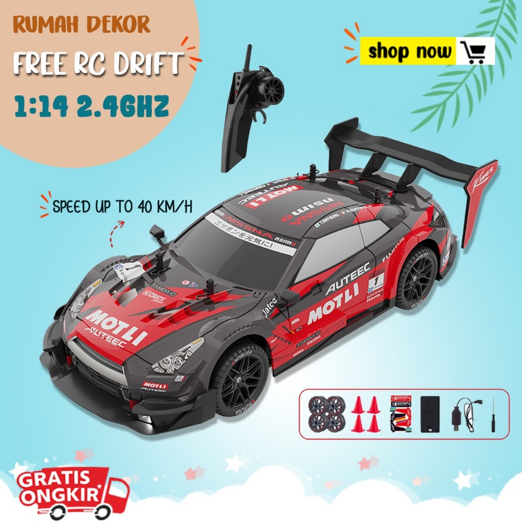 Jual Mainan RC Drift Racing Car Mainan Anak Mobil Remote Control ...