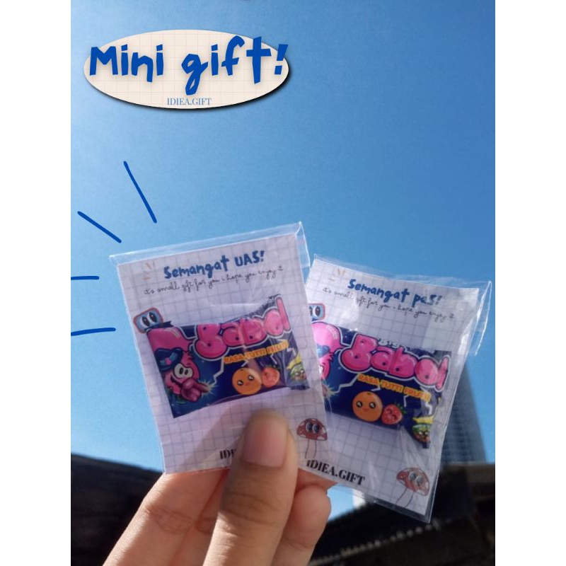 Jual mini gift Snack/mini gift lucu/mini gift ulang tahun/mini gift ...