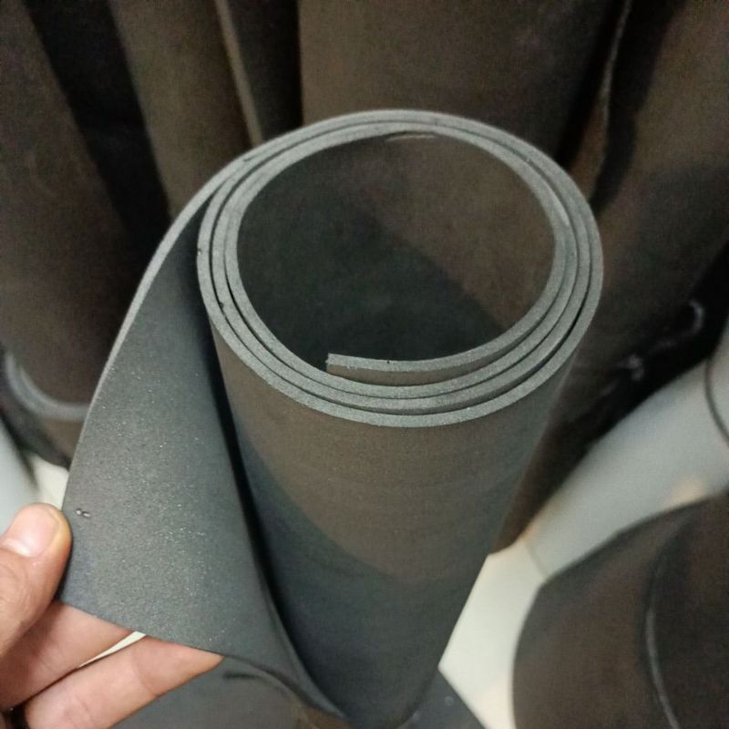 Jual Spon Eva hitam/sponge busa ati lembaran tebel 2mm x 120cm x 210cm ...