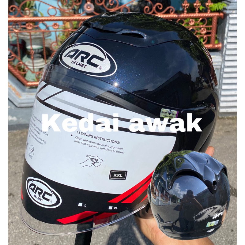Jual Helm ARC dark Blue | Shopee Indonesia