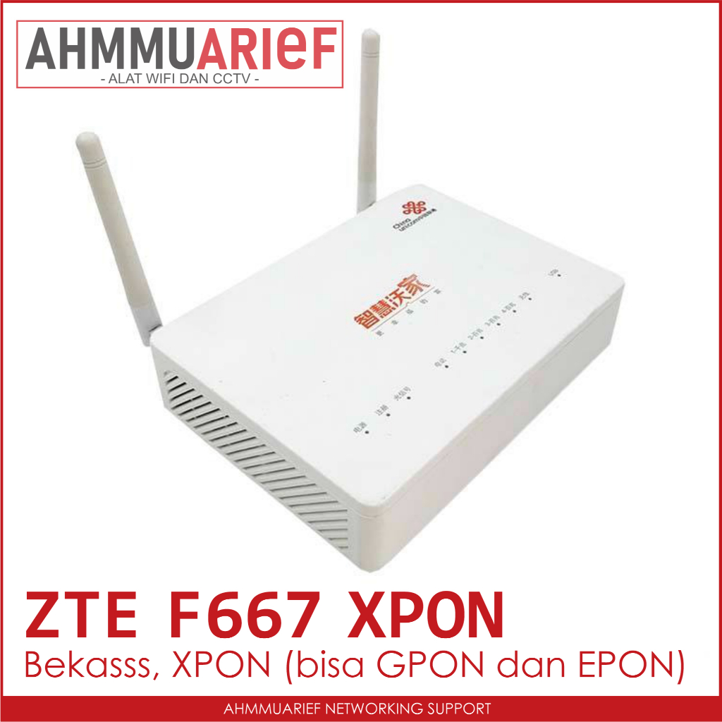 Jual ONT XPON ONU ZTE ZXHN F677 BISA GPON ATAU XPON ACCESS POINT ...
