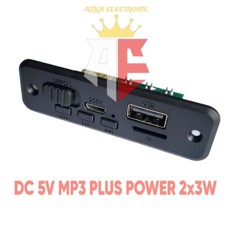 Jual DC 5V Modul Mp3 Bluetooth Plus Power 2x3 Watt | Shopee Indonesia