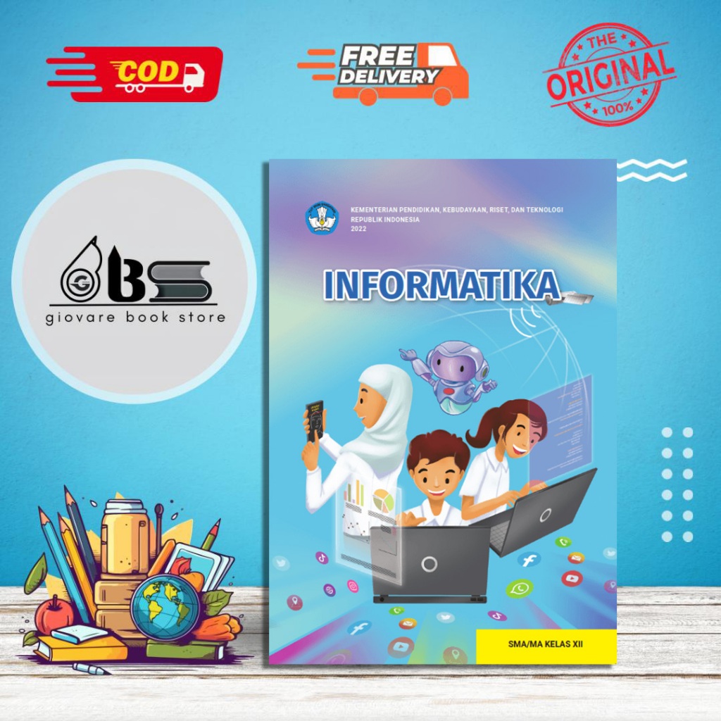 Jual BUKU INFORMATIKA KELAS 12 KURIKULUM MERDEKA ORIGINAL | INFORMATIKA ...