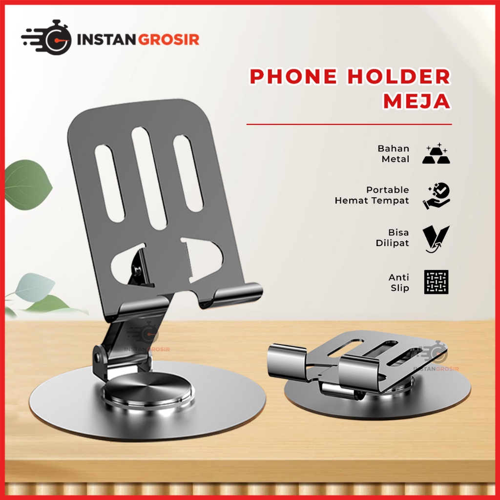 Jual Phone holder meja PS-08 PS08 bahan besi Alat Penyangga hp stand ...