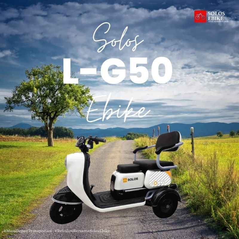 Jual SEPEDA LISTRIK ELECTRIC RODA 3 SOLOS L-G50 LM60 LG66 GARANSI RESMI ...