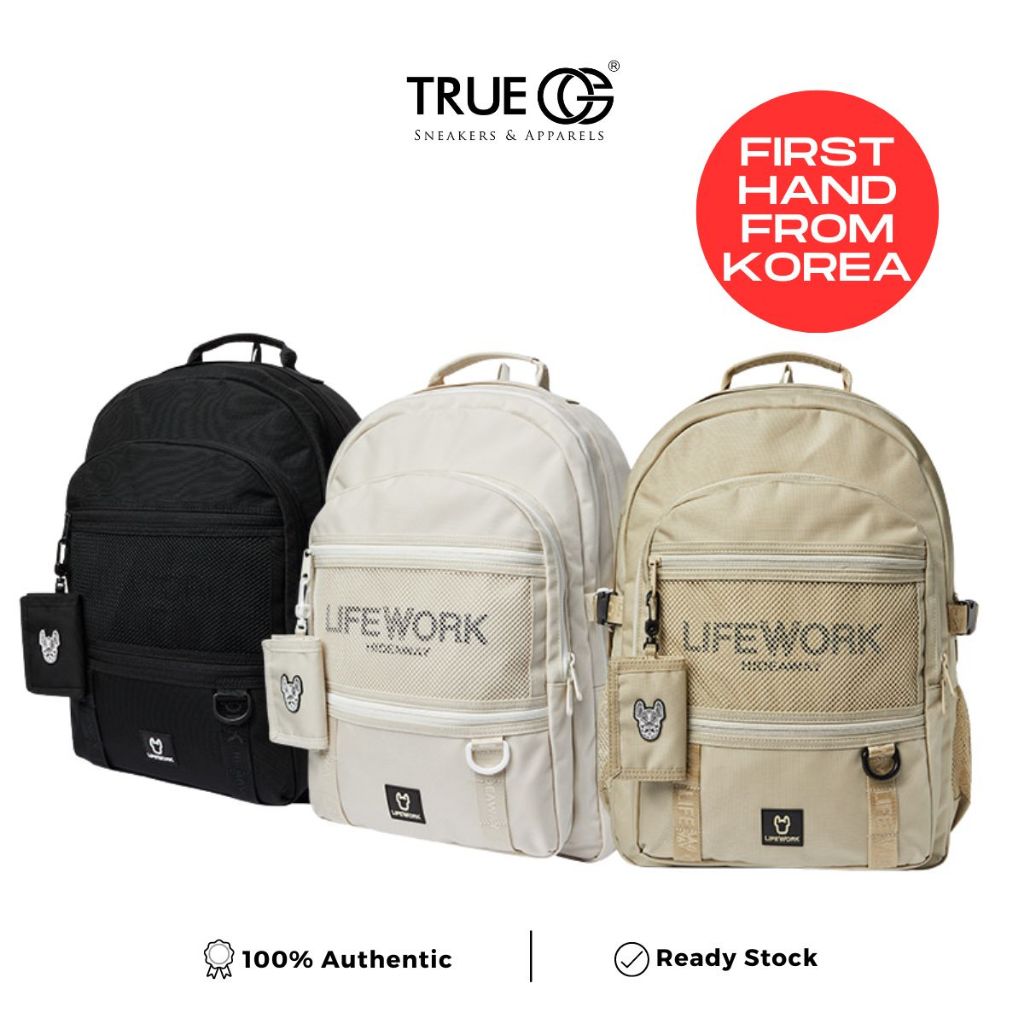 Jual LifeWork Signature Mesh Logo Backpack Authentic | Shopee Indonesia