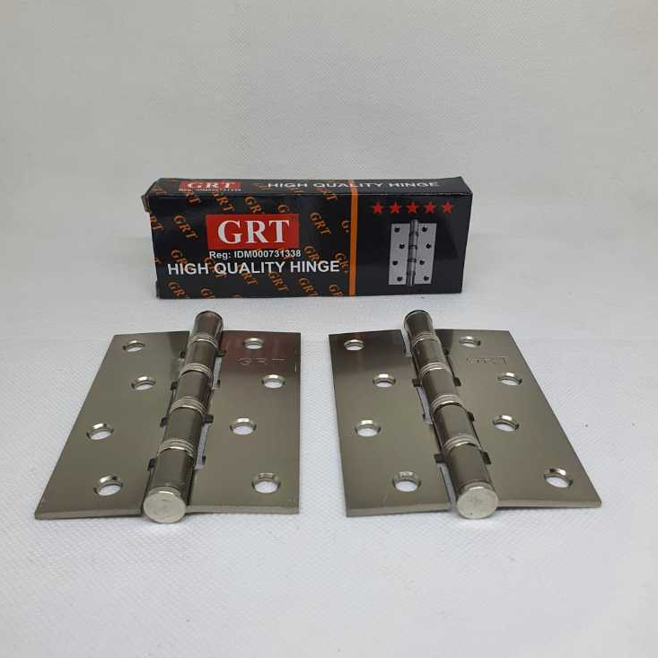 Jual paket 6 biji engsel pintu engsel jendela engsel 4 inchi merek GRT ...