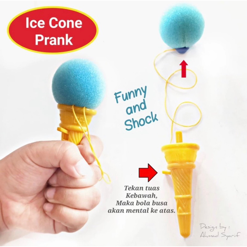Jual Mainan Ice Cream Loncat - Mainan Prank Es Krim Kaget | Shopee ...